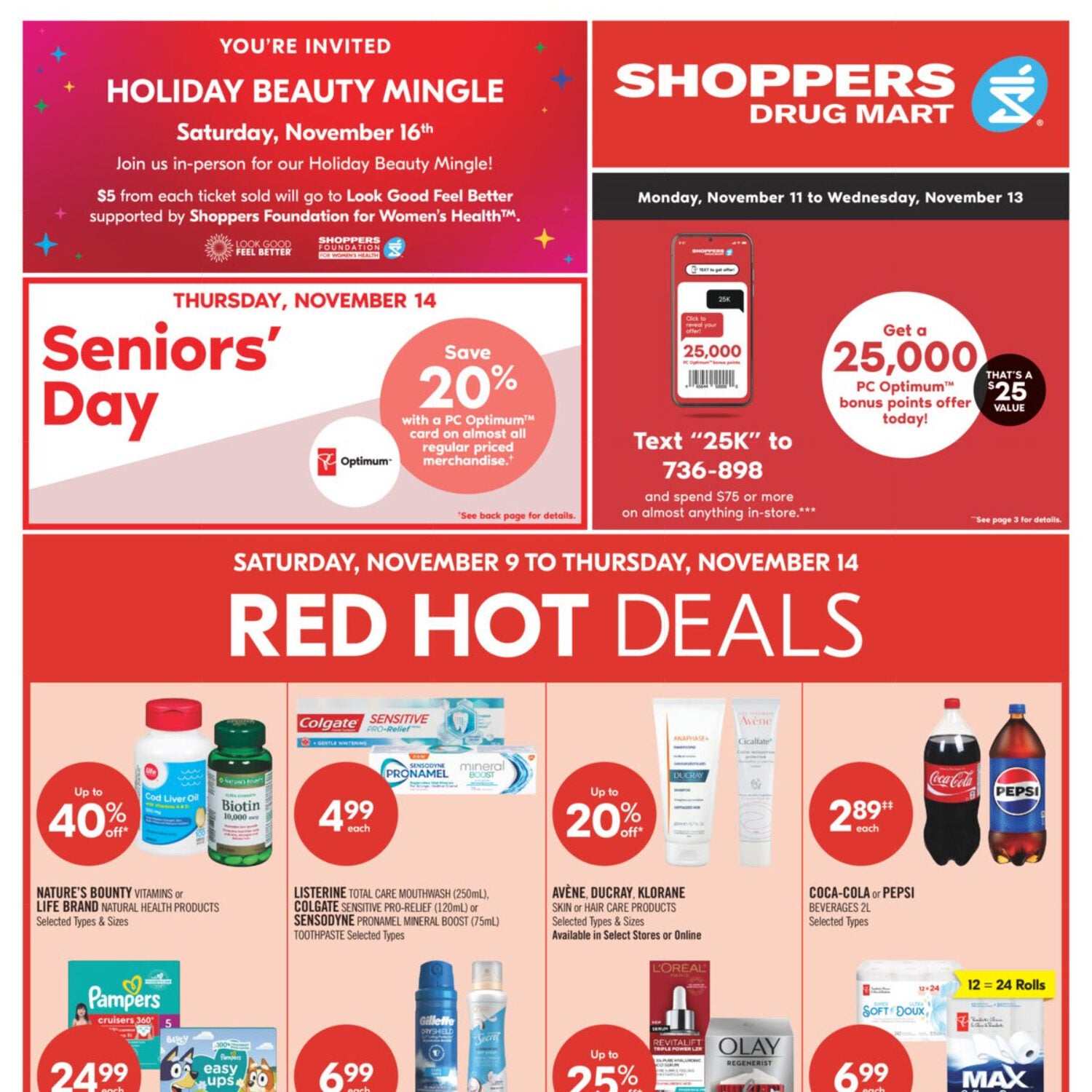 Shoppers Drug Mart Weekly Flyer - Weekly Savings (NS) - Nov 9 – 14 ...