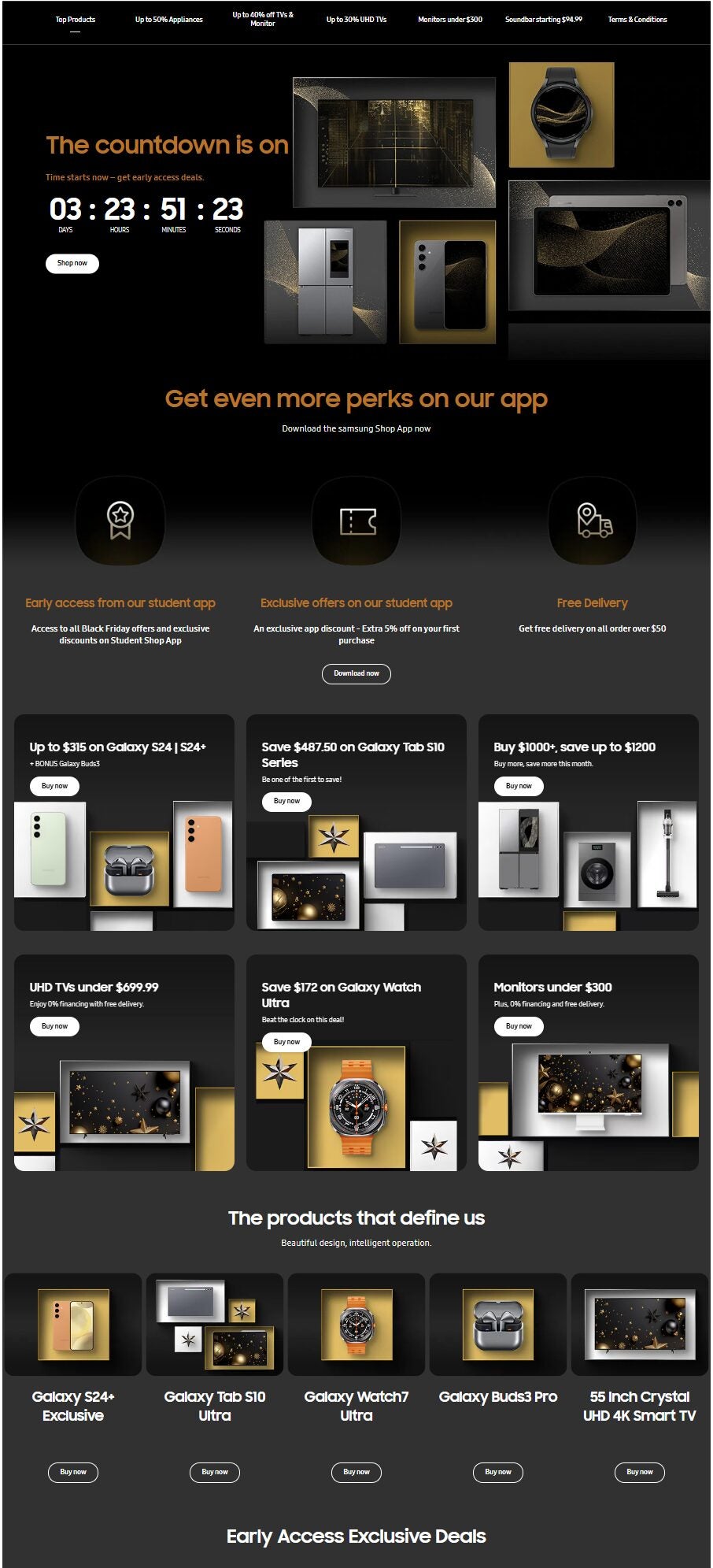 [Samsung] Samsung Black Friday Early Access Event Live in SPC/APP ...