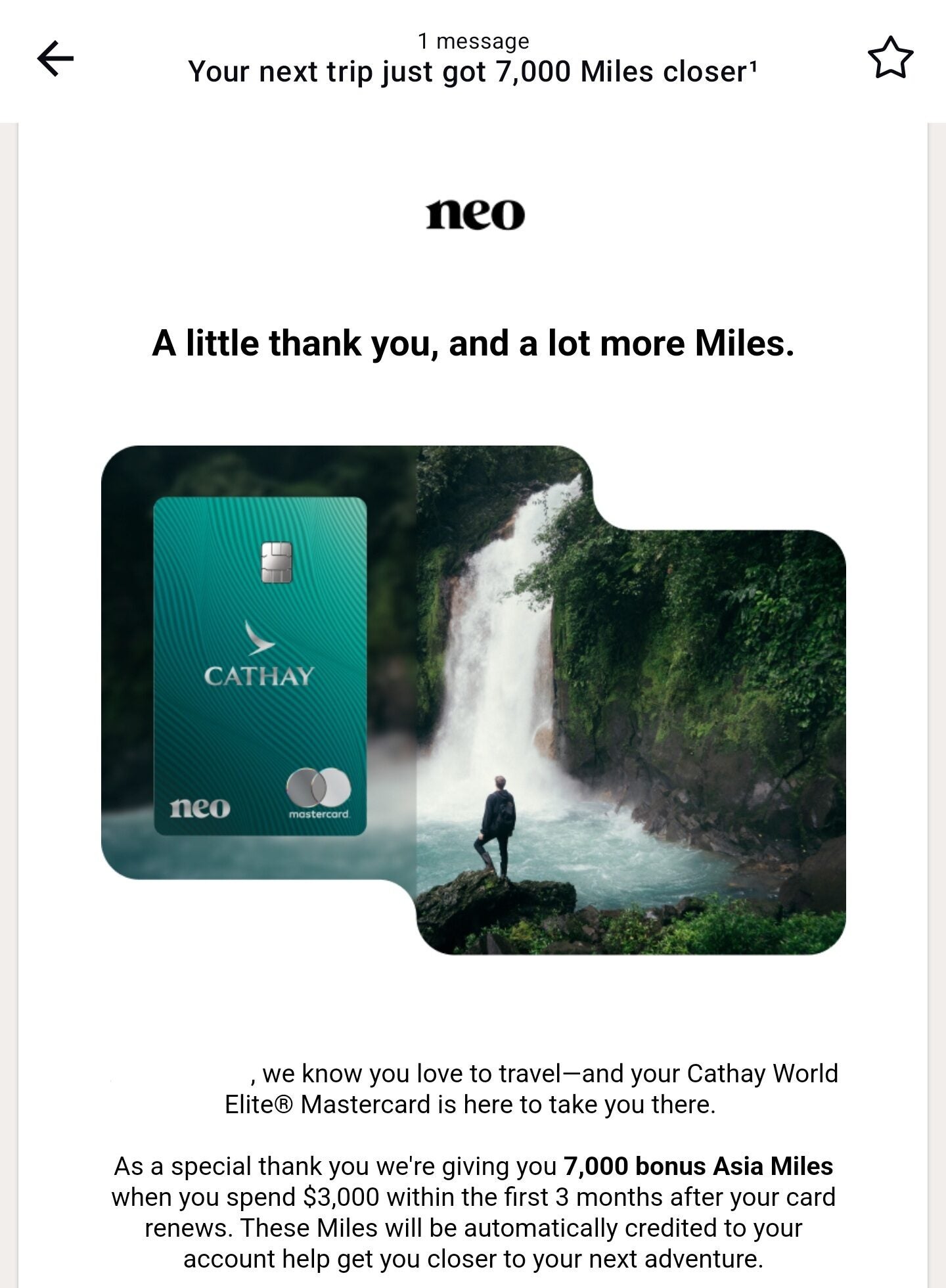 Neo Cathay Pacific card (Launched Nov 27, 2023) - Page 12 ...