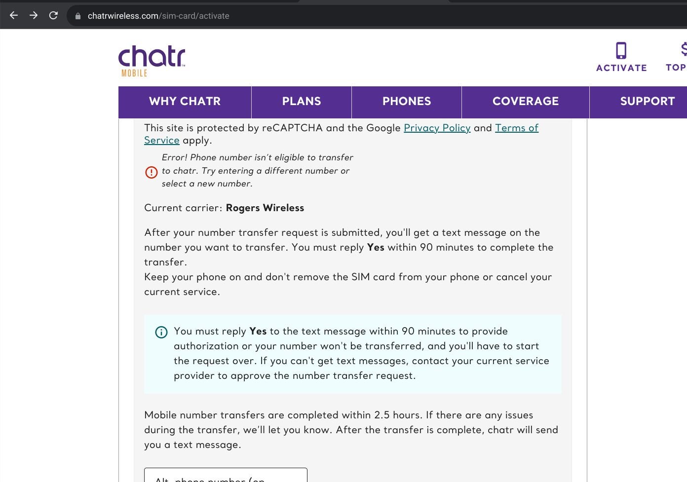Does chatr charge activation fees? - RedFlagDeals.com Forums