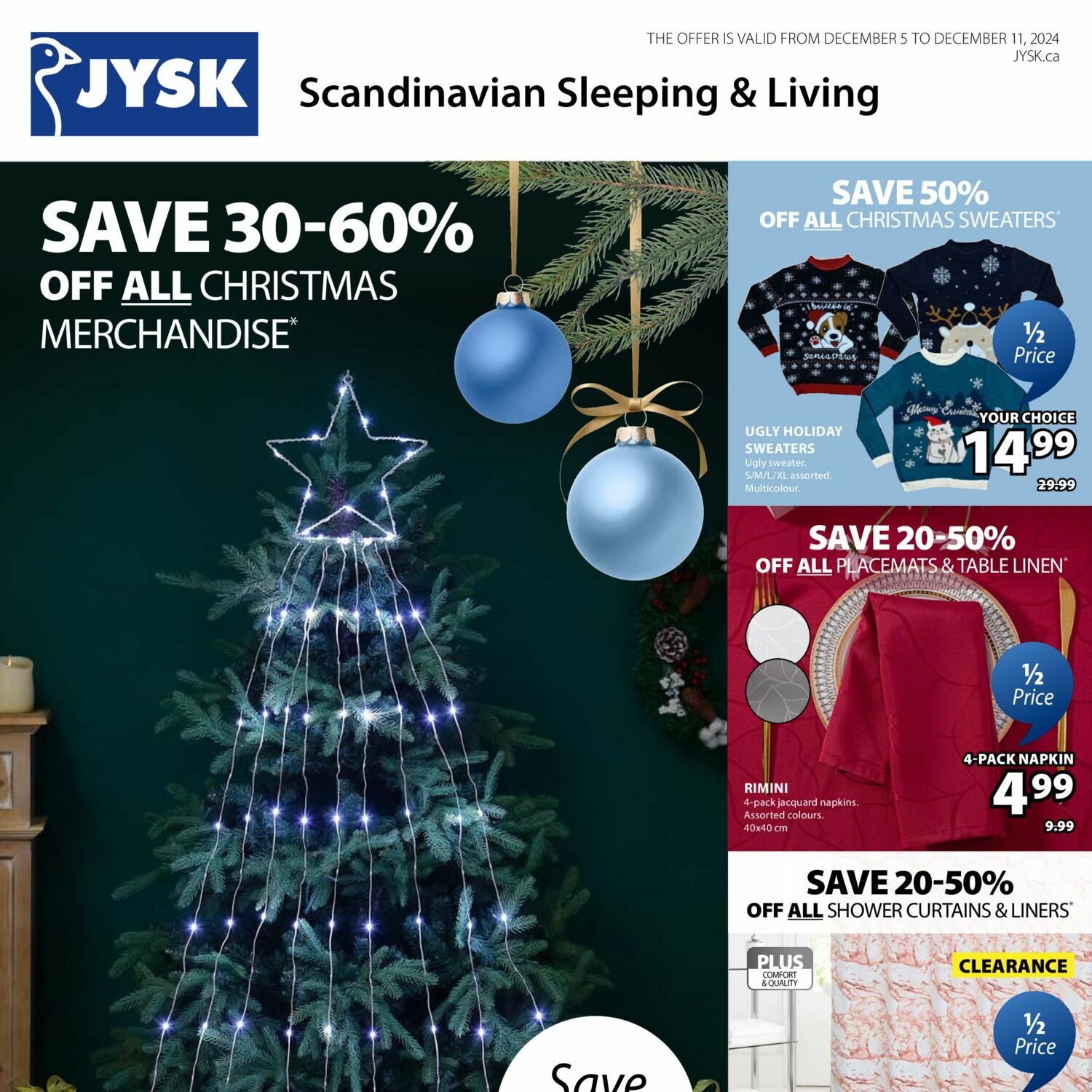 JYSK Weekly Flyer - Weekly Deals - Dec 5 – 11 - RedFlagDeals.com