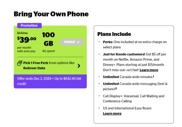BYOD Plans - Page 11 - RedFlagDeals.com Forums