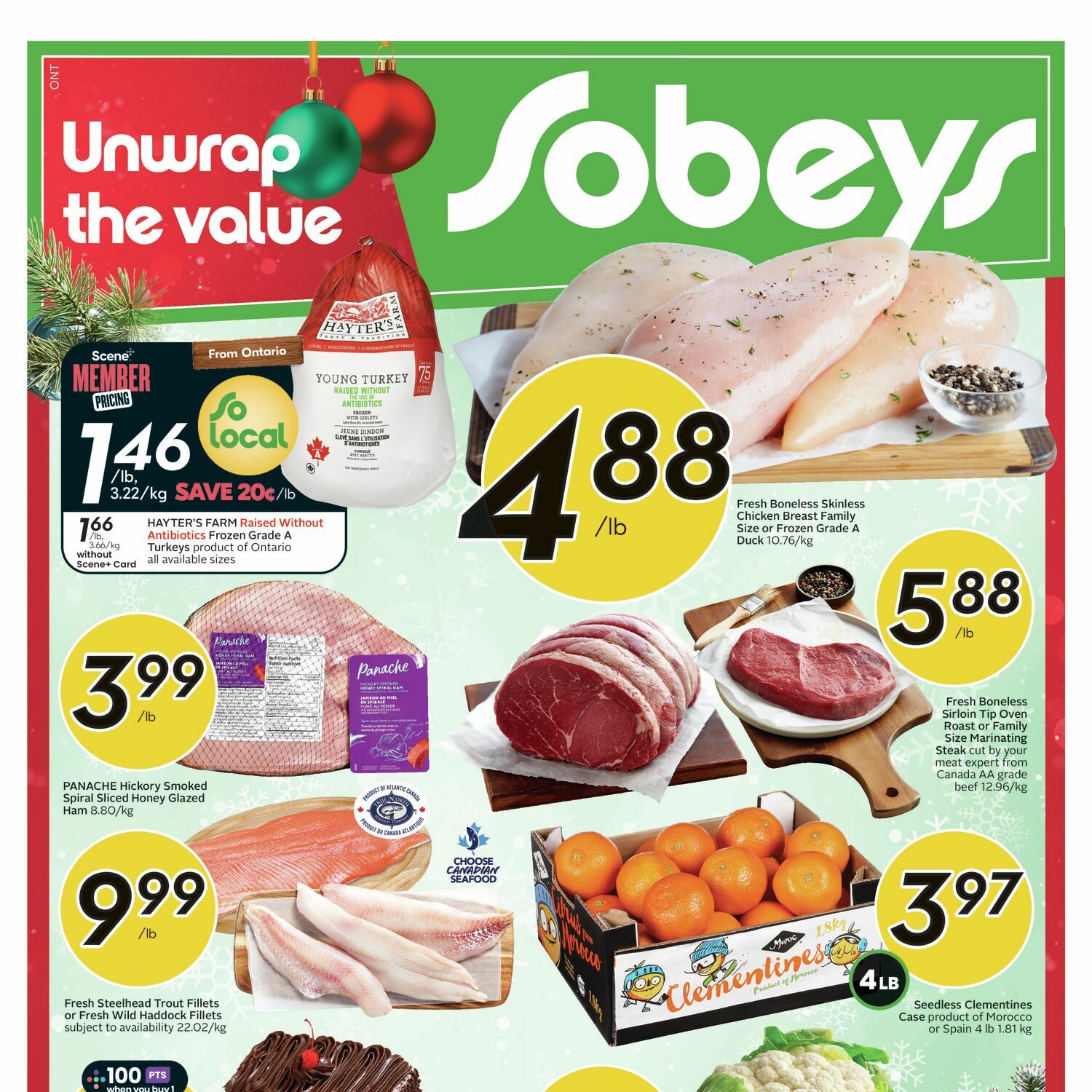 Sobeys Weekly Flyer - Weekly Savings (ON) - Dec 12 – 18 - RedFlagDeals.com