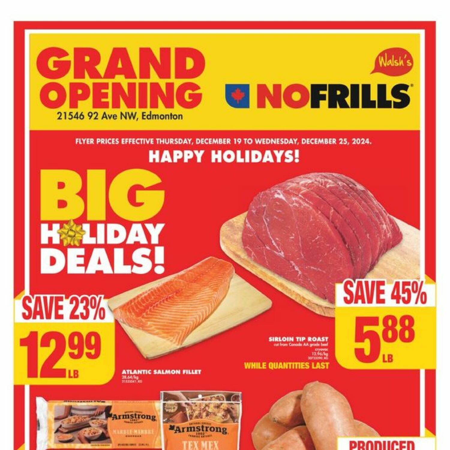 No Frills Weekly Flyer - 21546 92 Ave. NW., Edmonton Grand Opening (AB ...