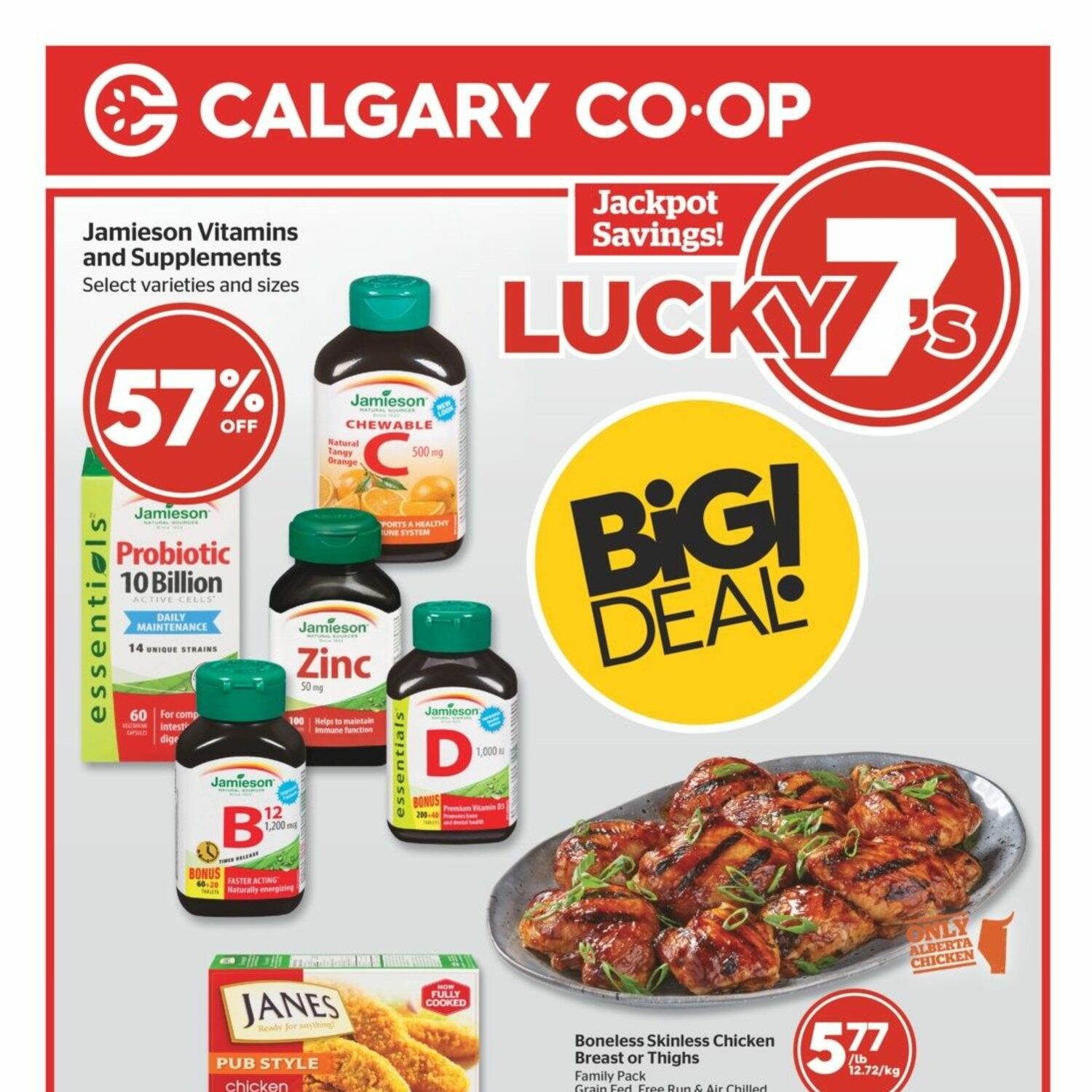 Calgary Coop Weekly Flyer - Weekly Specials - Lucky 7's - Jan 2 – 8 ...