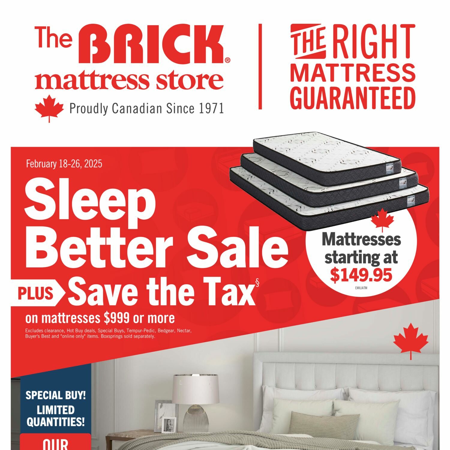The Brick Weekly Flyer - Mattress Store - Sleep Better Sale (ON) - Feb ...