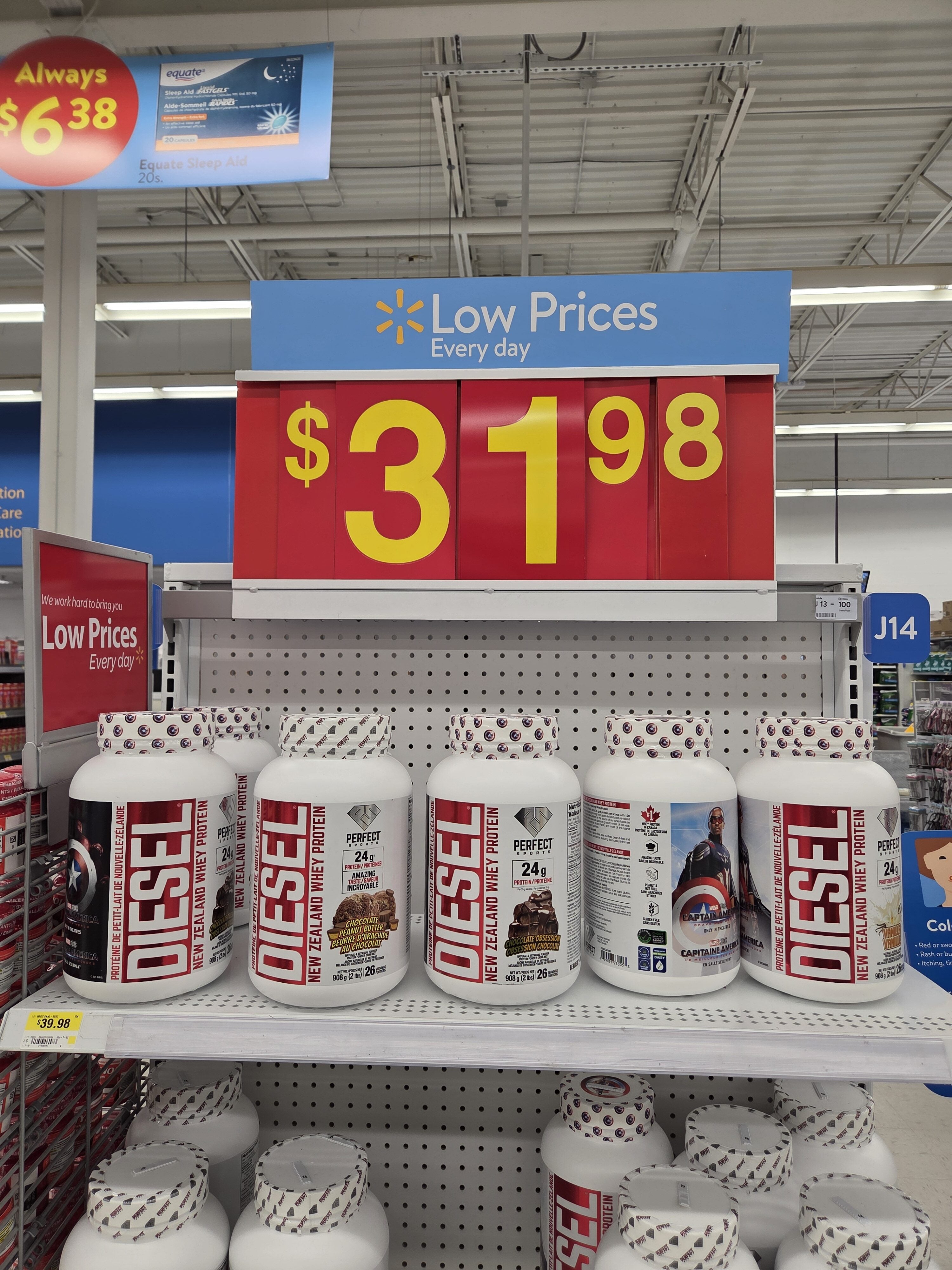 [Walmart] Perfect Sports Diesel Whey Protein 2 LBS - $31.98 ...