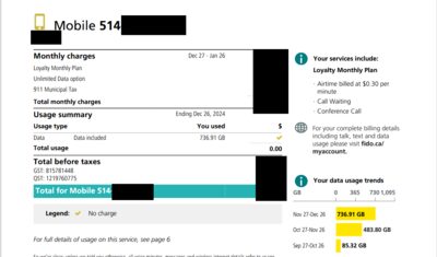 Received email from Fido about my wireless home adapter needing to be ...