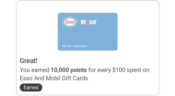 [No Frills] 10,000 PCO Points ($10) For Every $100 Esso Gift Card (Mar ...