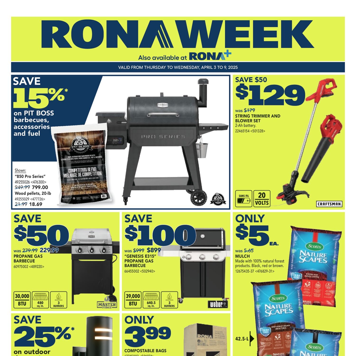 Rona Weekly Flyer - Weekly Deals - Rona Week (ON) - Apr 3 – 9 ...