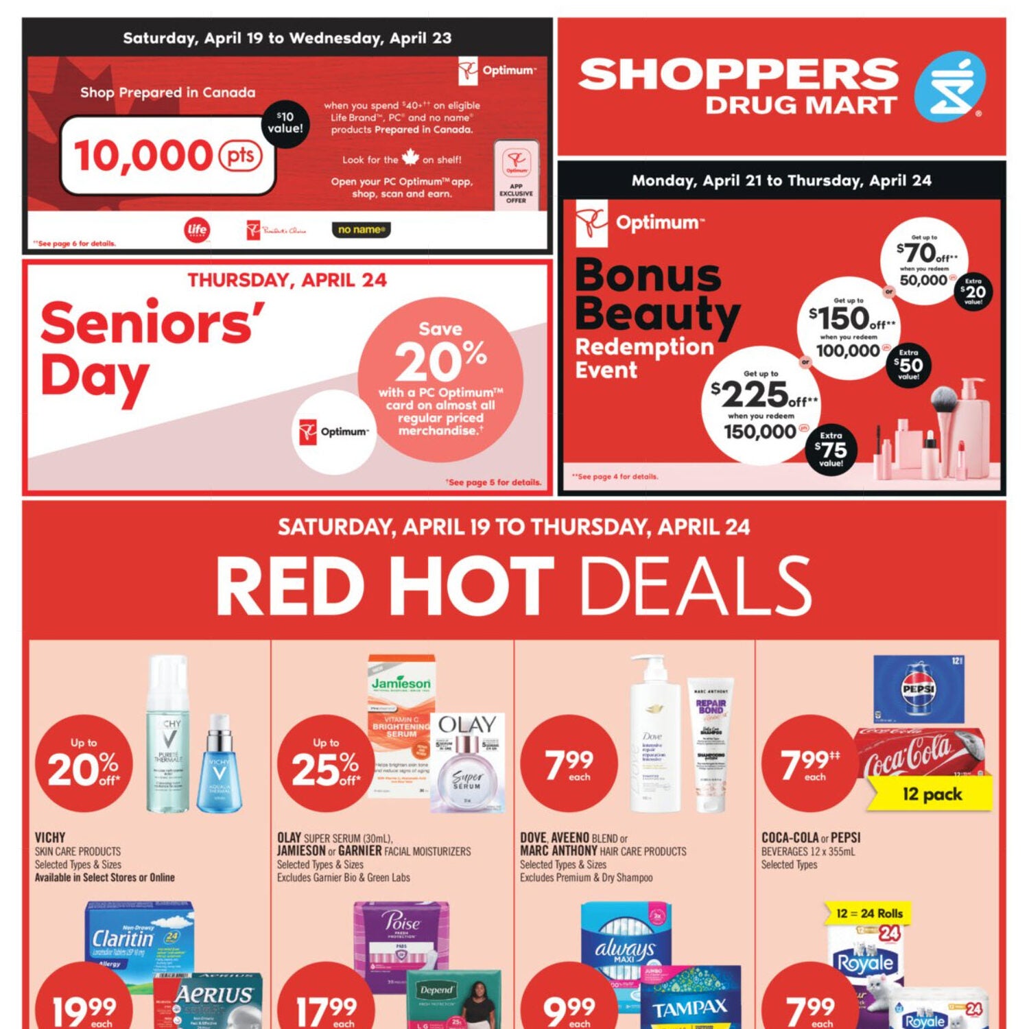 Shoppers Drug Mart Weekly Flyer - Weekly Savings (AB & SK) - Apr 19 ...
