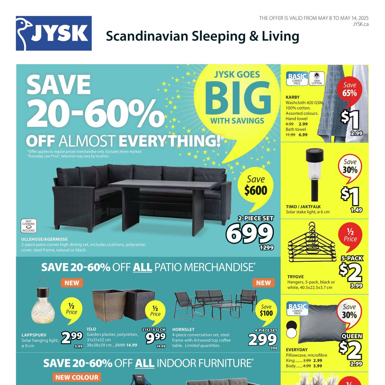 JYSK Weekly Flyer - Weekly Deals - Go Big With Savings - May 8 – 14 ...