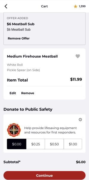 [Firehouse Subs] Loyalty Week Day 7 - $7 medium Italian sub in-app or ...
