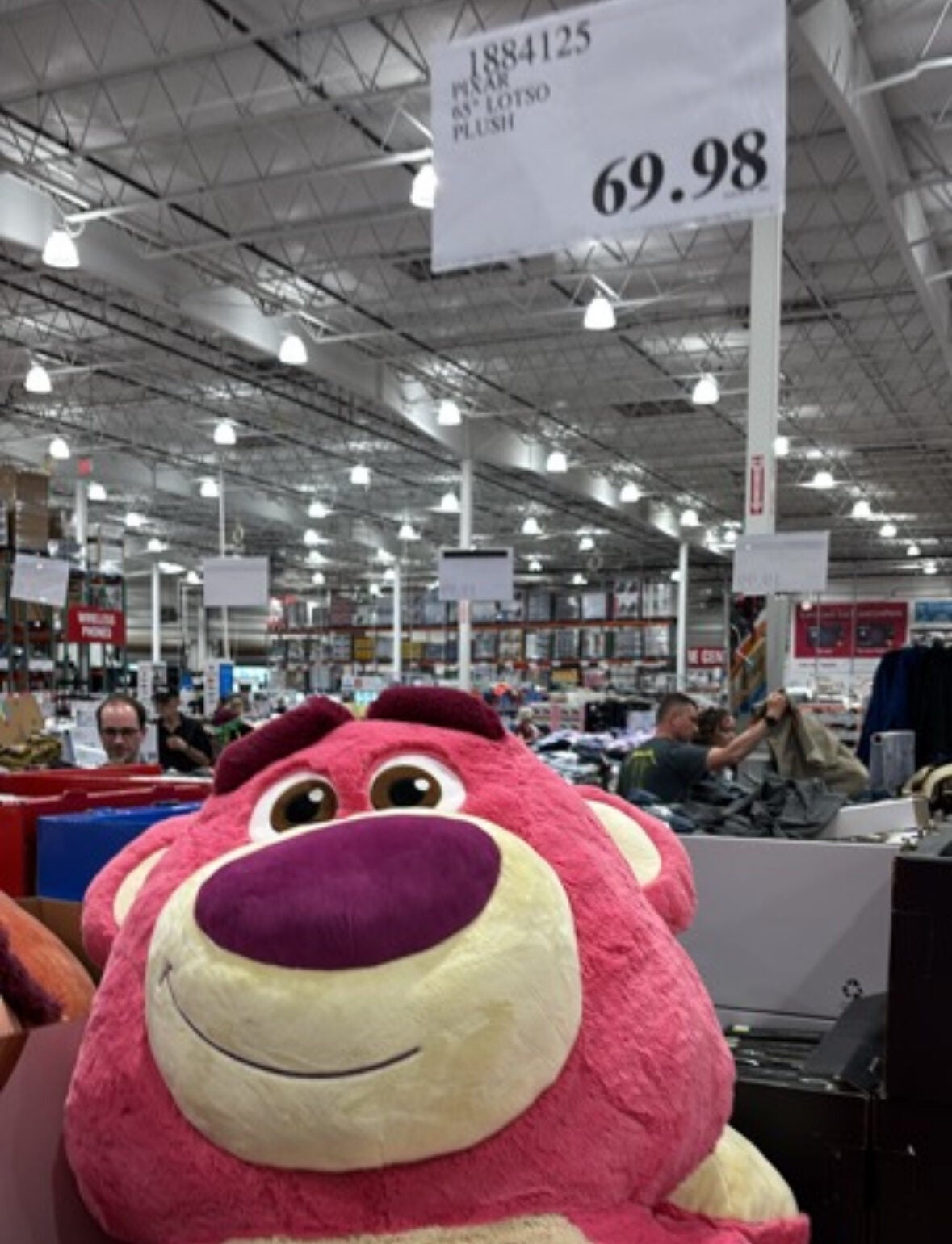 [Costco] 65” Lotso teddy (Toy Story). 69.98 at Costco Guelph ...