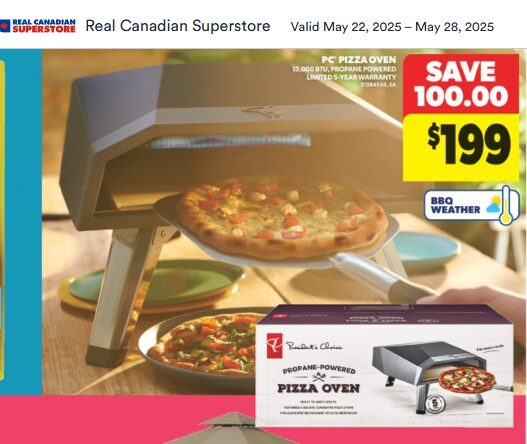 [Real Canadian Superstore] PC Propane-Powered Pizza Oven $199 + Earn ...