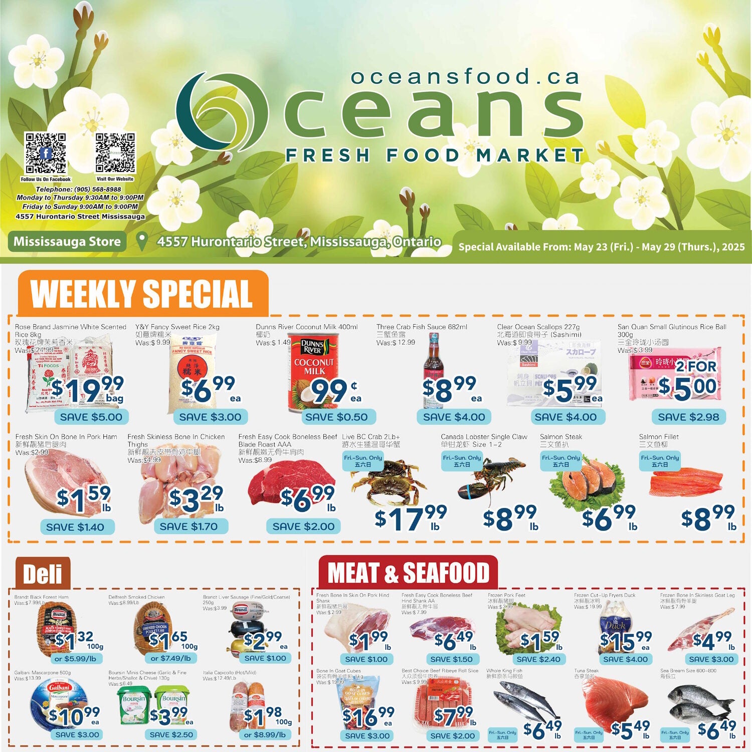 Oceans Fresh Food Market Weekly Flyer - Weekly Specials - May 23 – 29 ...