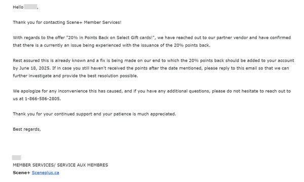 [Sobeys] Scene - 20% in points back on select gift cards (Sobeys ...