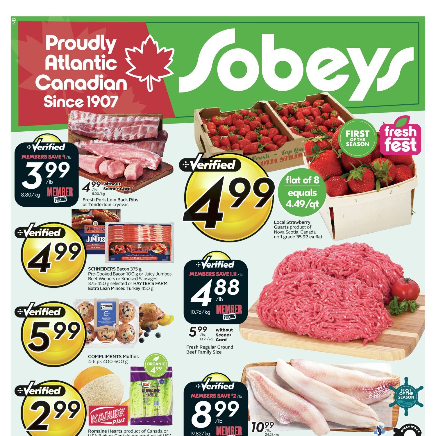 Sobeys Weekly Flyer - Weekly Savings (NB) - Jun 19 – 25 - RedFlagDeals.com