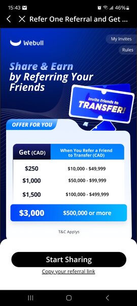 [Webull] Webull 2% for new users up to $20k and Referral bonus $200 for ...