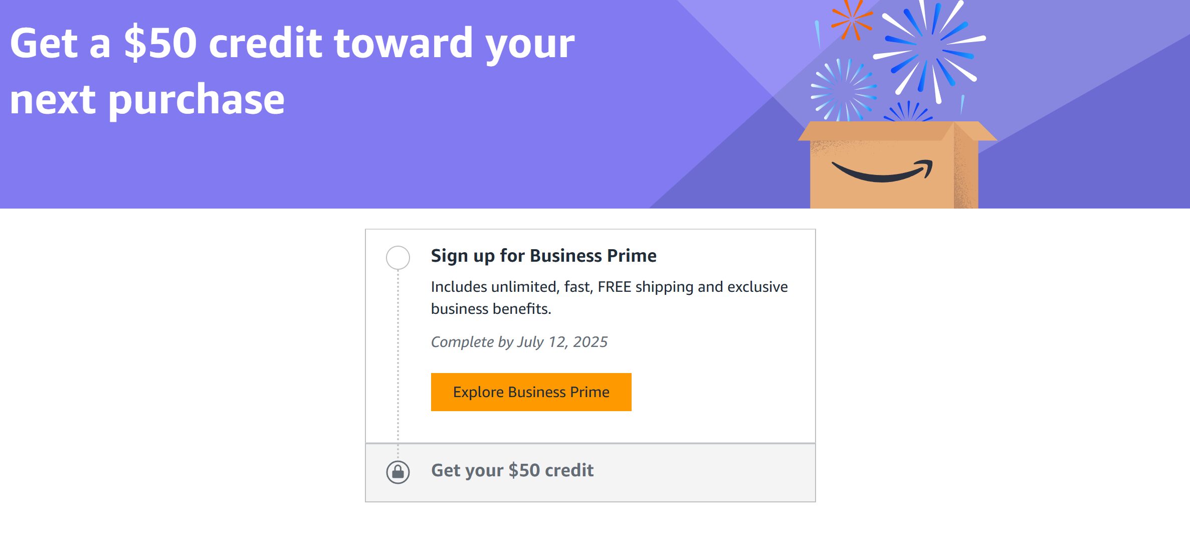 [Amazon.ca] Sign up for Amazon business prime and get $50 off your next ...