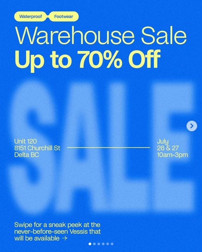 [Vessi] July 26-27: Up to 70% off FCFS; rare/LE/unreleased items; 1st ...