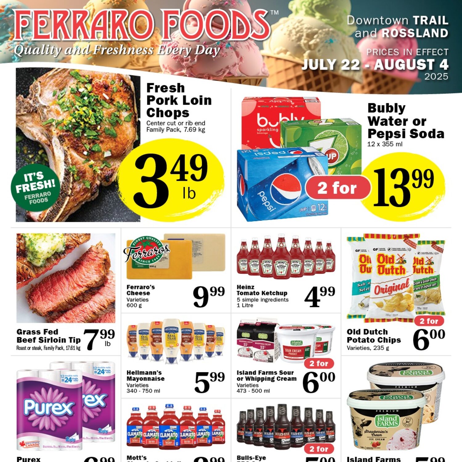 Ferraro Foods Weekly Flyer - 2 Weeks of Savings - Jul 22 – Aug 4 ...