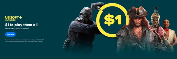 [UBISOFT] Get one month of Ubisoft+ Classics for just $1 - RedFlagDeals ...