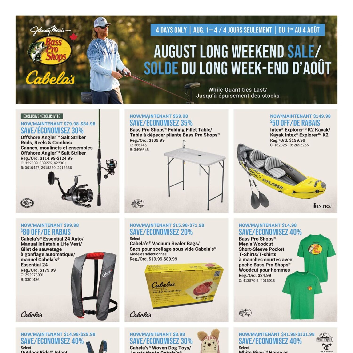 Bass Pro Shops Weekly Flyer - August Long Weekend Sale (NB) - Aug 1 – 4 ...