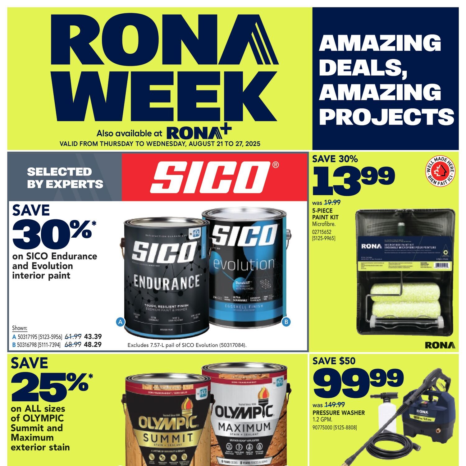 Rona Weekly Flyer - Weekly Deals - Rona Week (West) - Aug 21 – 27 ...