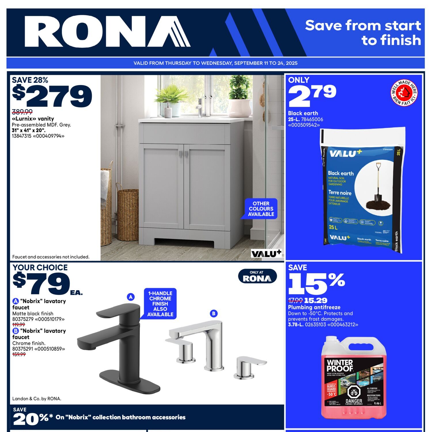 Rona Weekly Flyer - Weekly Deals (ON) - Sep 18 – 24 - RedFlagDeals.com