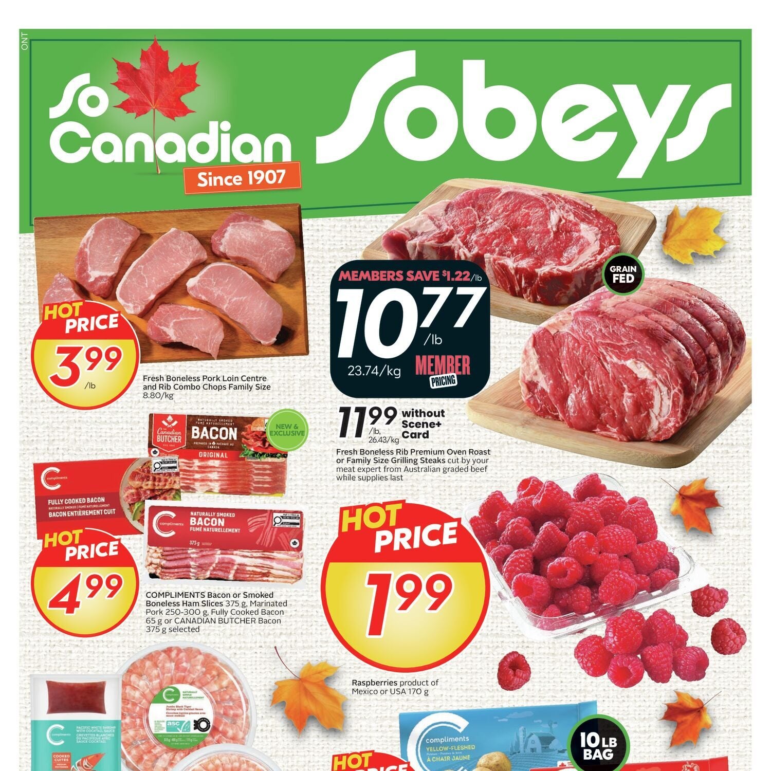 Sobeys Weekly Flyer - Weekly Savings (ON) - Oct 2 – 8 - RedFlagDeals.com
