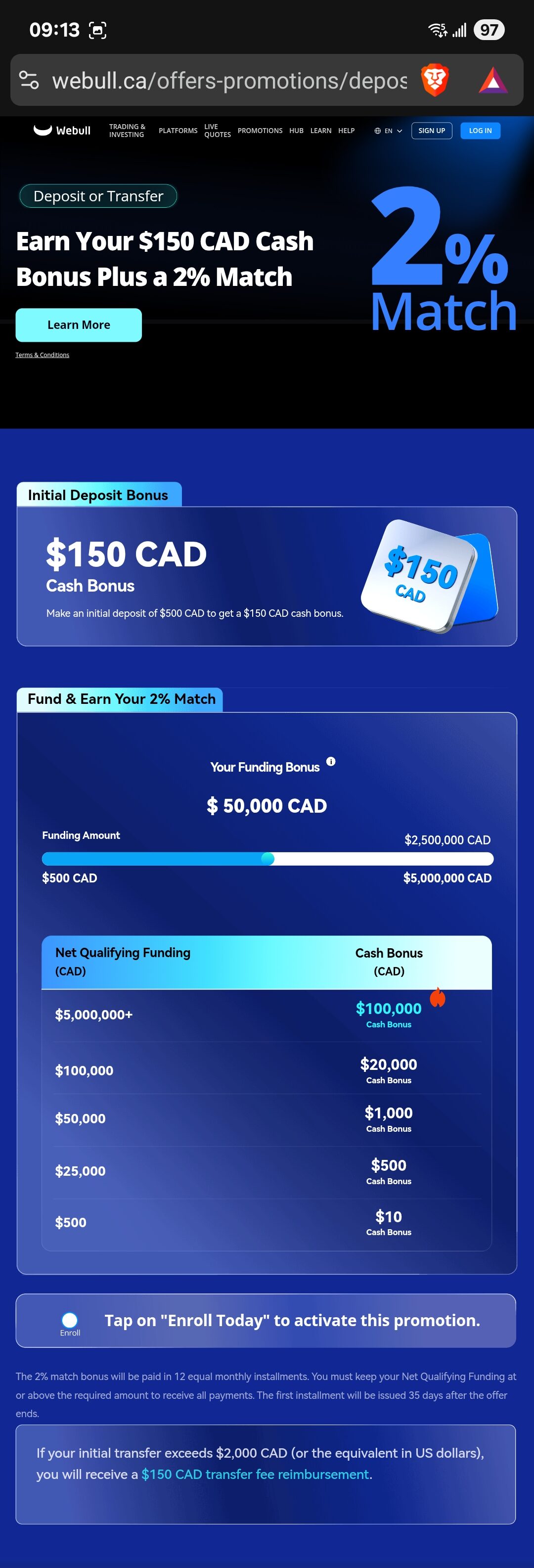 [Webull Canada] Webull Canada - 2% Match Offer on Brokerage Accounts ...