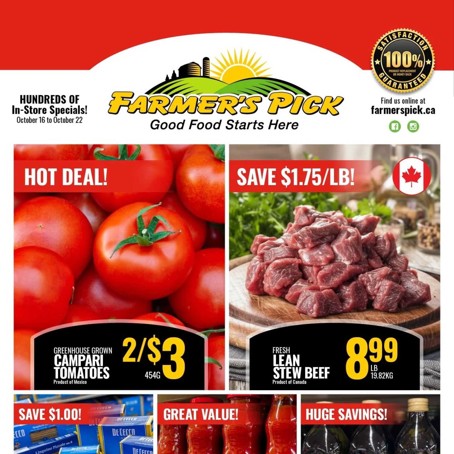 Farmers Pick Weekly Flyer - Weekly Specials - Oct 16 – 22 ...