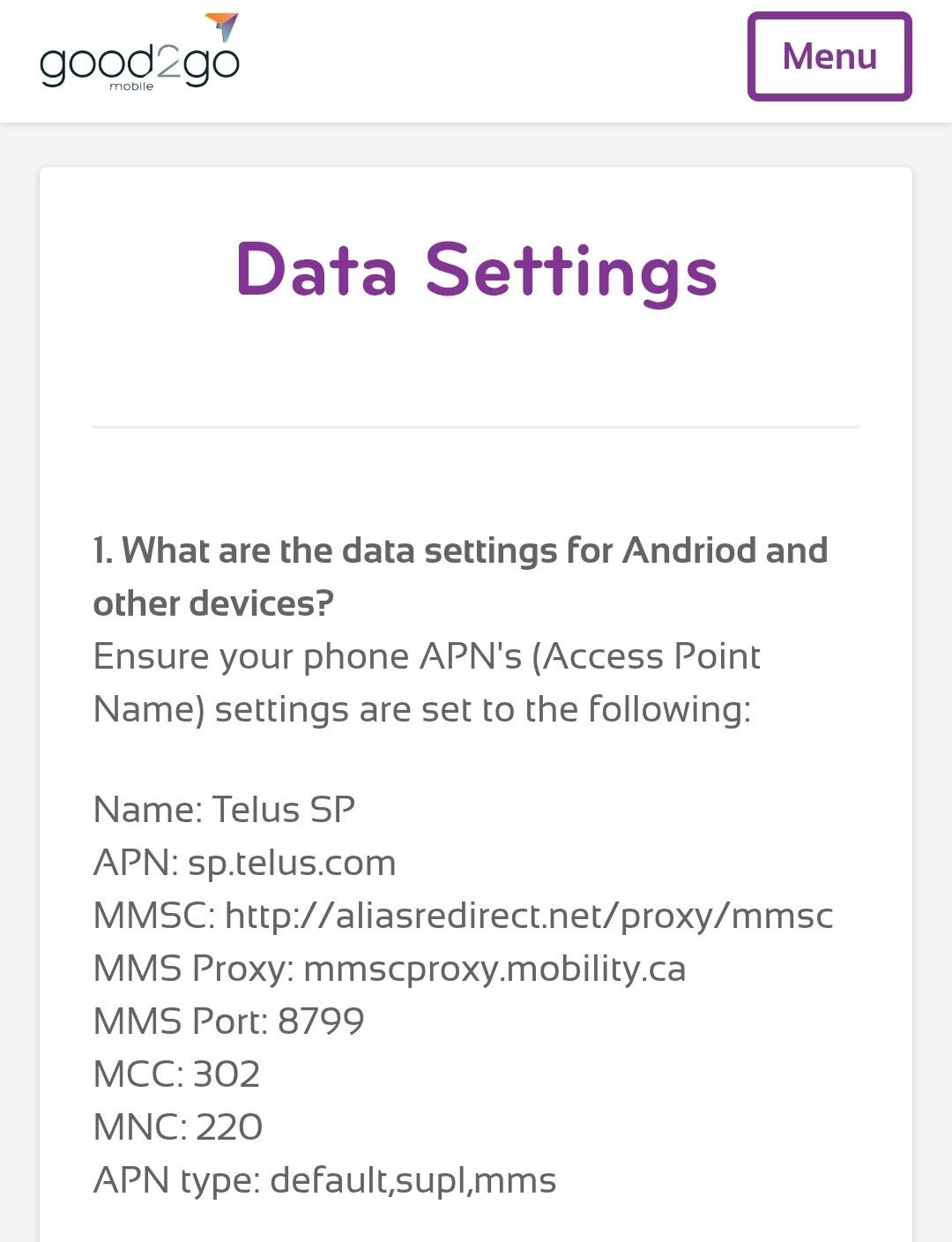 [Ztar Mobile] Good2Go Mobile (formerly Petro-Canada Mobility) 3G users ...