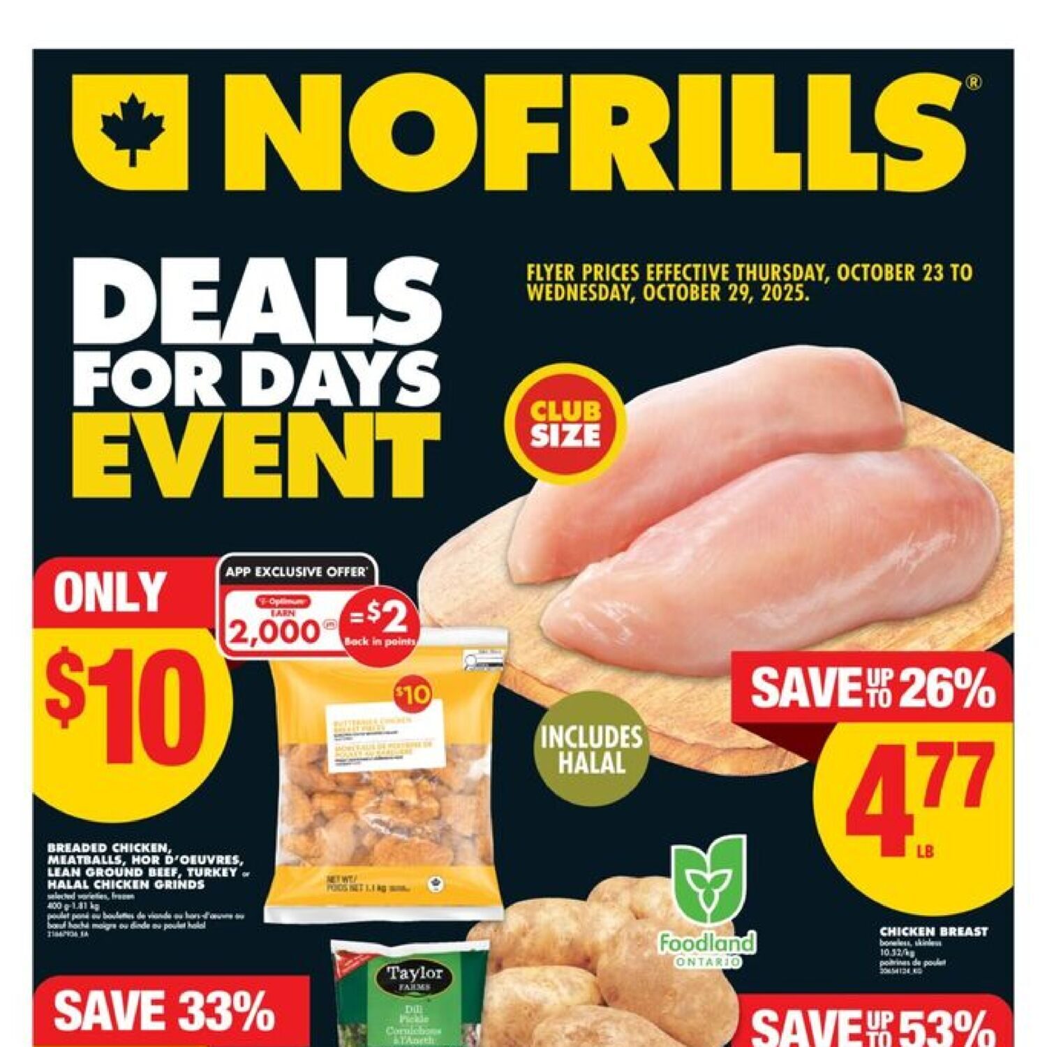 No Frills Weekly Flyer - Weekly Savings - Deals For Days Event (ON ...