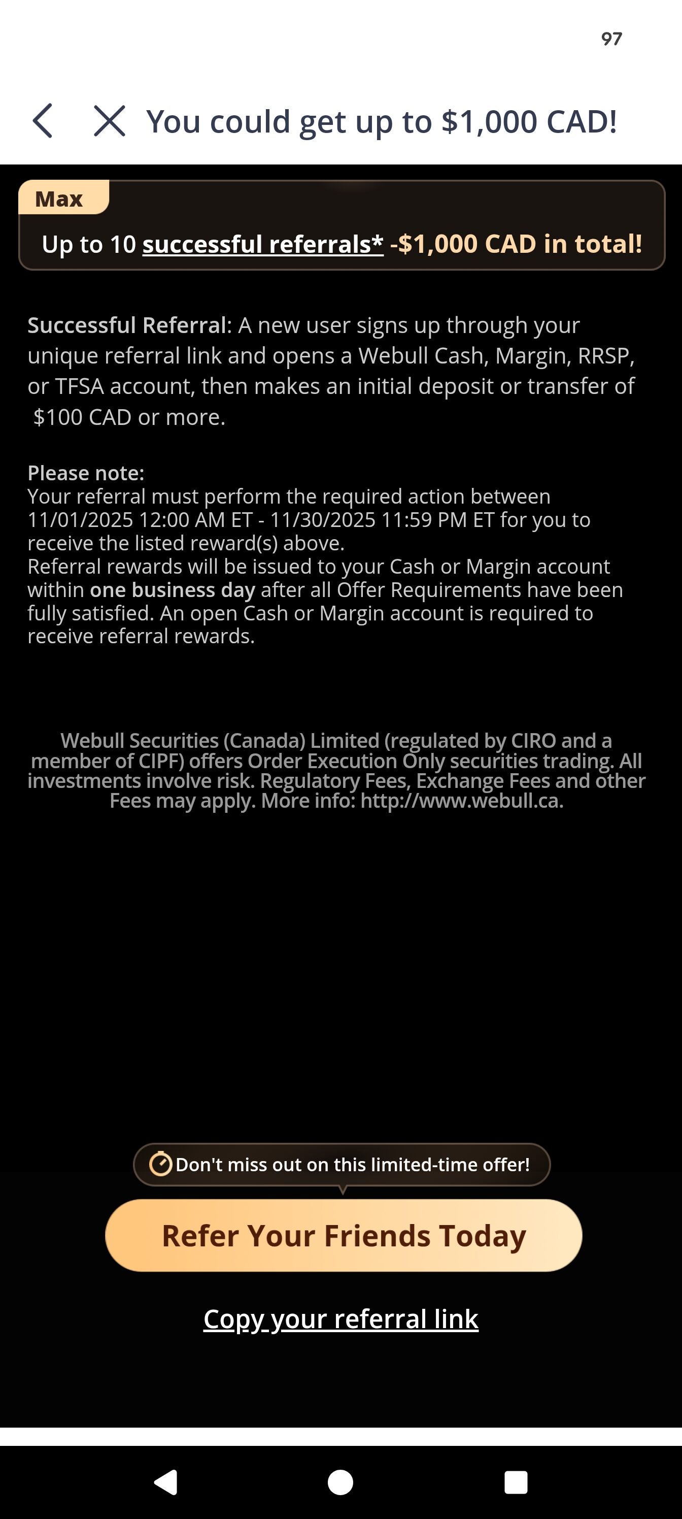 [Webull] Webull brokerage match 2% up to $100k + Referral bonuses up to ...