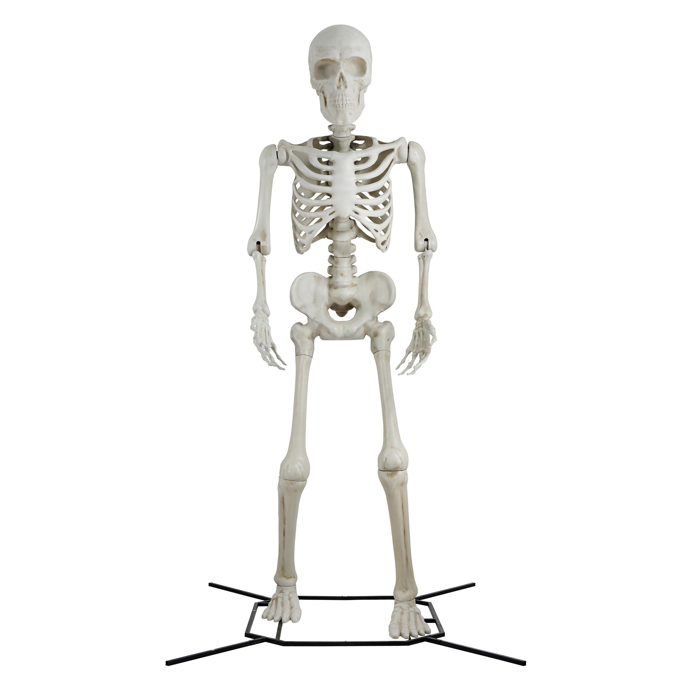 [Walmart] 10ft Posable Skeleton, Bone Colour — Halloween Decoration by ...