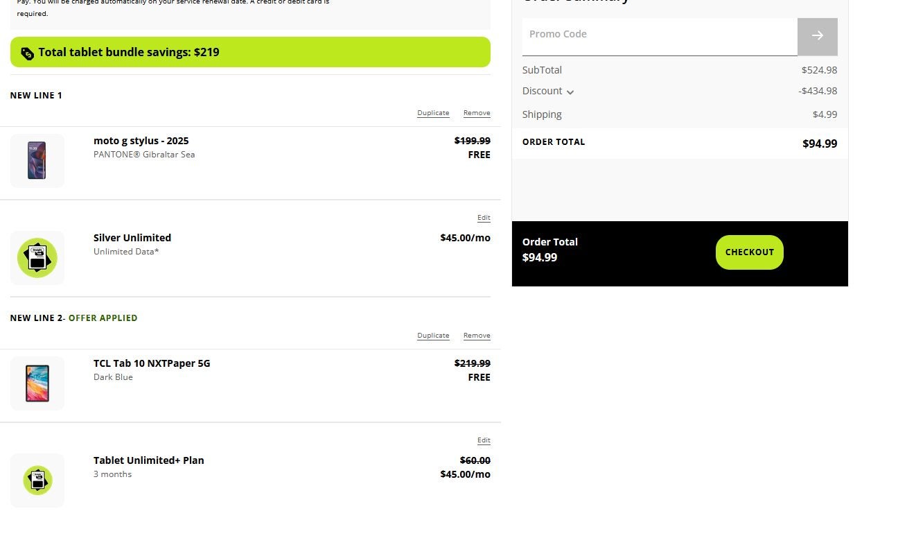 [Straight Talk] USA Deal - Moto G Stylus 2025 + TCL Tab 10 NXTPaper 5G ...