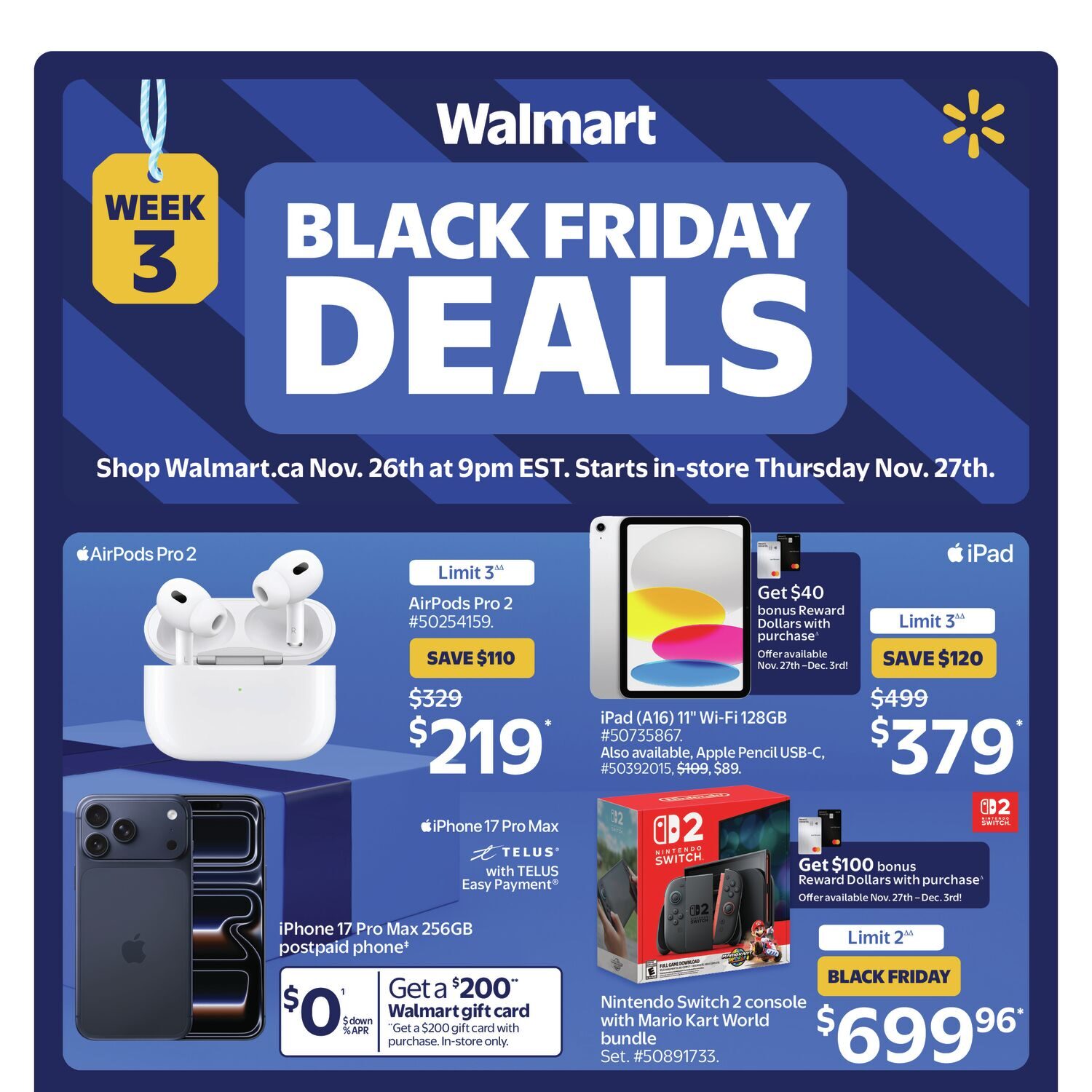 Walmart Weekly Flyer - Black Friday Deals (ON, NS & NL) - Nov 27 – Dec ...