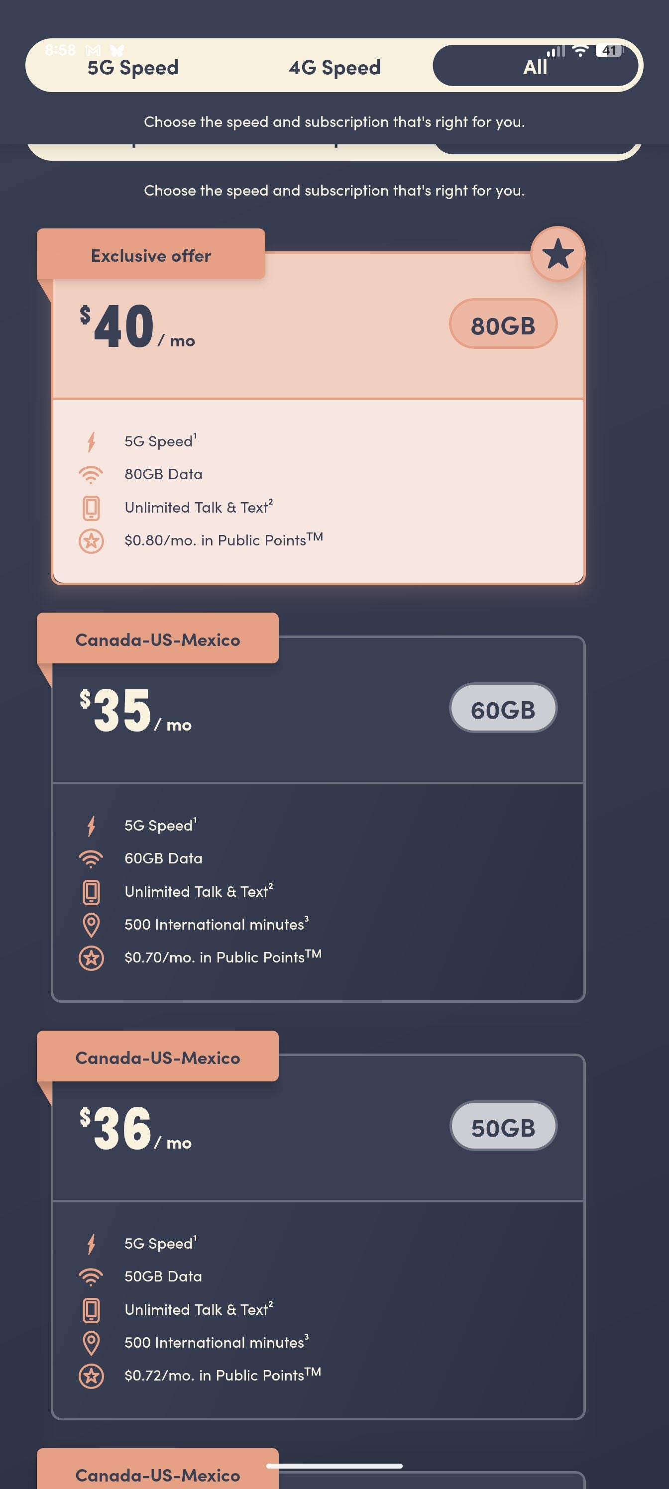 [Black Friday] [Public Mobile] $35 60GB Can Us Mex deal - RedFlagDeals ...