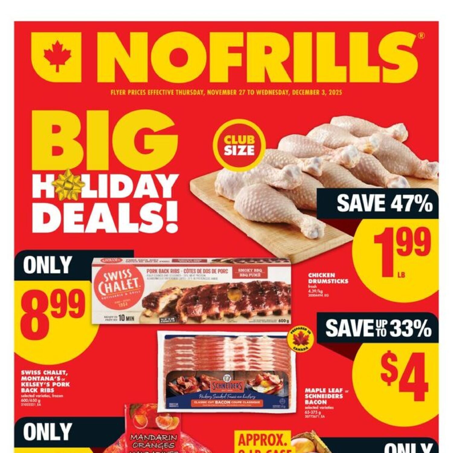 No Frills Weekly Flyer - Select Stores Only - Big Holiday Deals (West ...