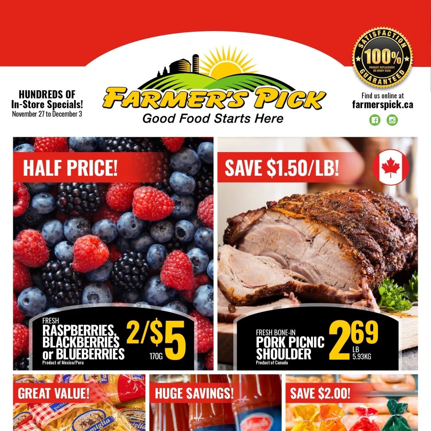 Farmers Pick Weekly Flyer - Weekly Specials - Nov 27 – Dec 3 ...