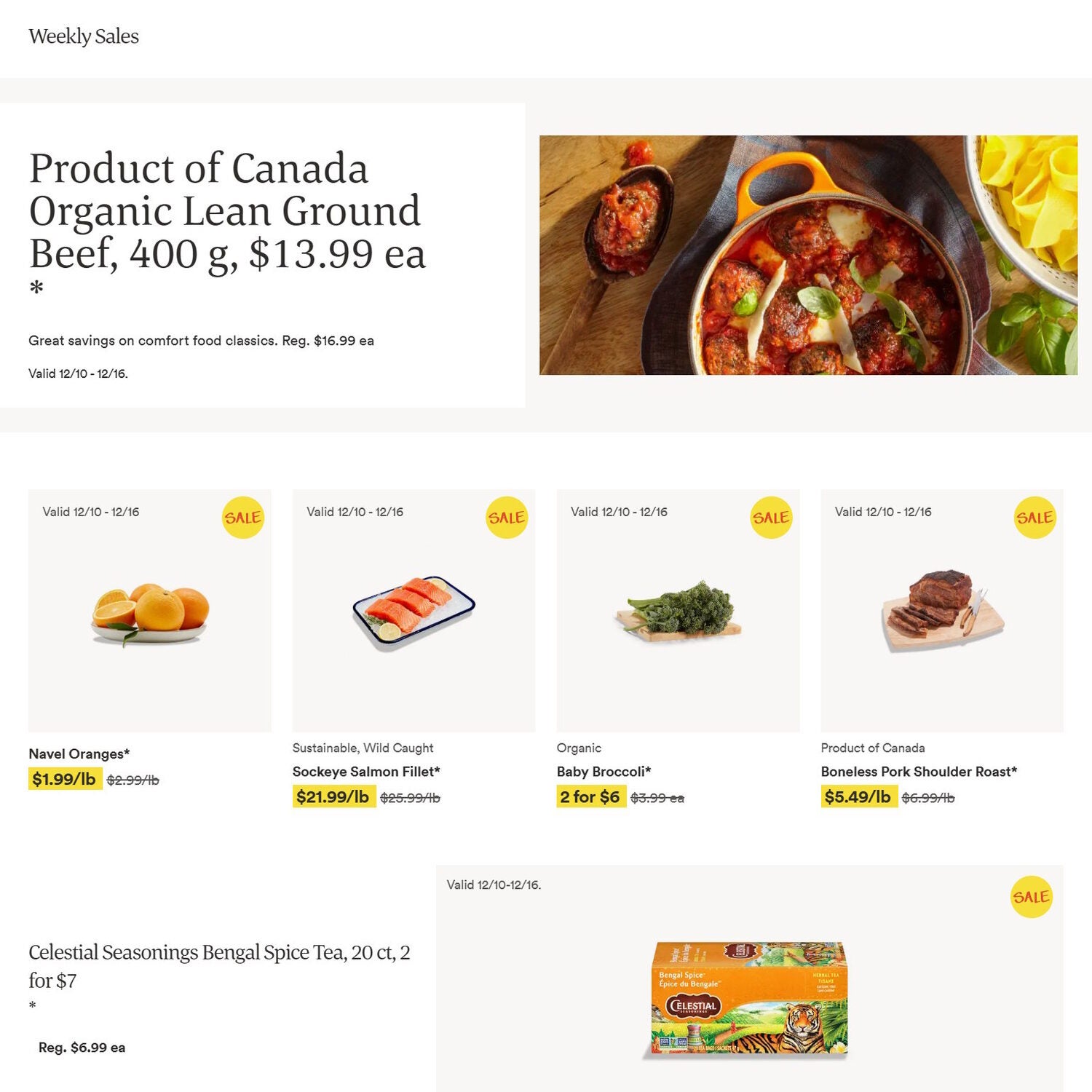 Whole Foods Market Weekly Flyer - Weekly Specials (ON) - Dec 10 – 16 ...