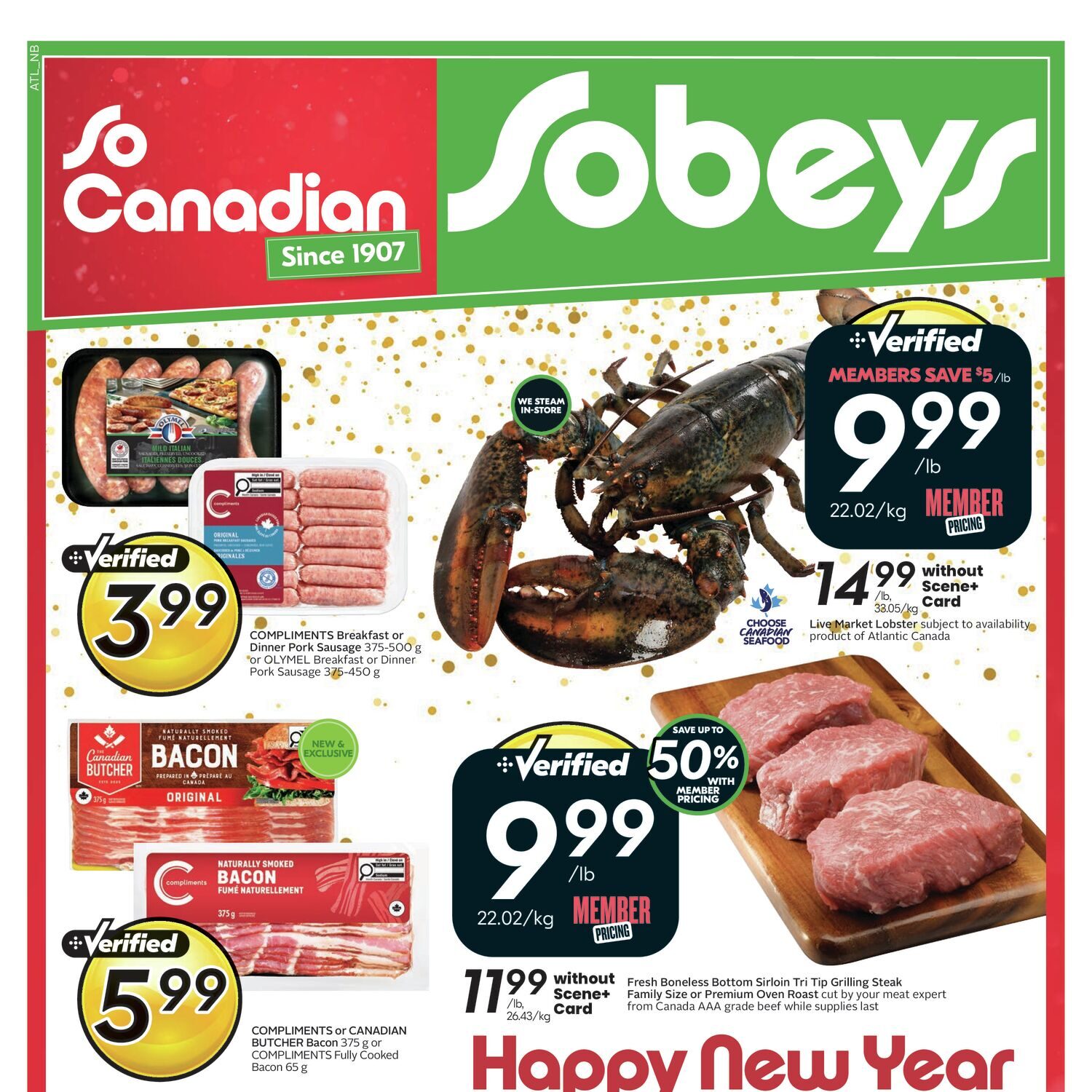 Sobeys Weekly Flyer - Weekly Savings (NB) - Dec 25 – 31 - RedFlagDeals.com