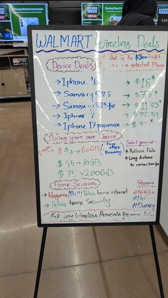 [Walmart] Fido+Virgin Mobile + Koodo $40-60GB CAN+US+Mexico and Other ...