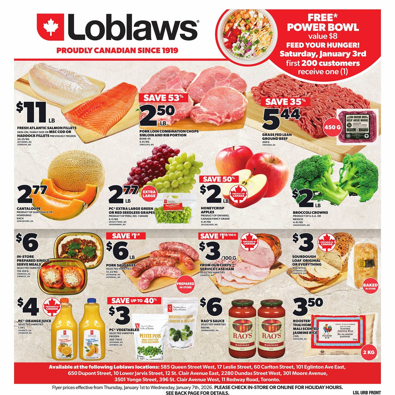 Loblaws Weekly Flyer - Select Toronto & North York Stores Only - Weekly ...