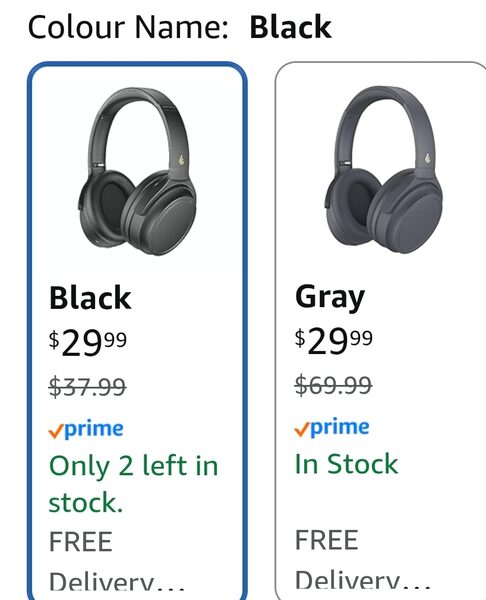 [Amazon] Edifier WH700NB Wireless Active Noise Cancellation Over-Ear ...