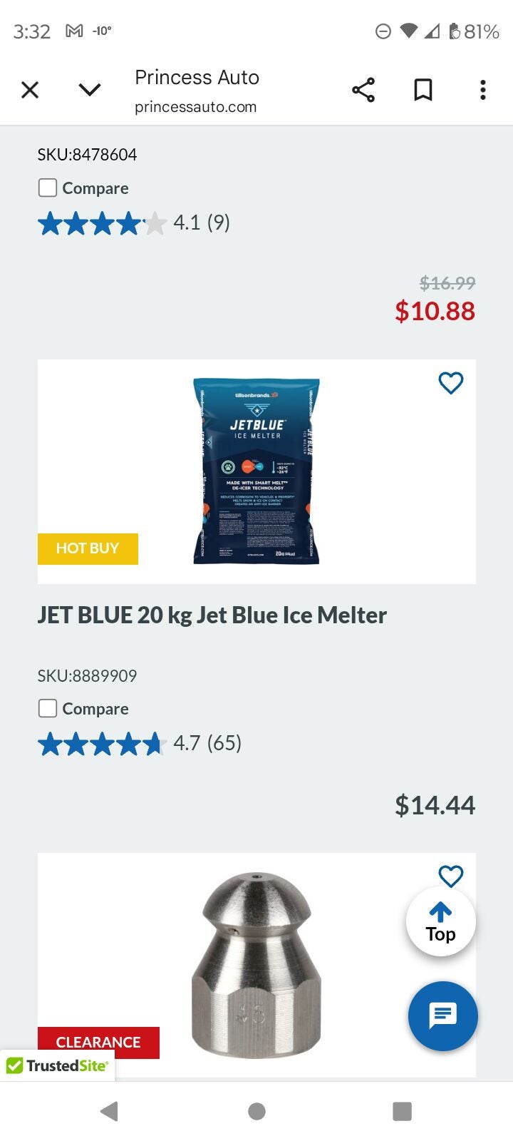 [Princess Auto] Princess Auto Jet Blue ice melter 10kg pails $10.88 ...