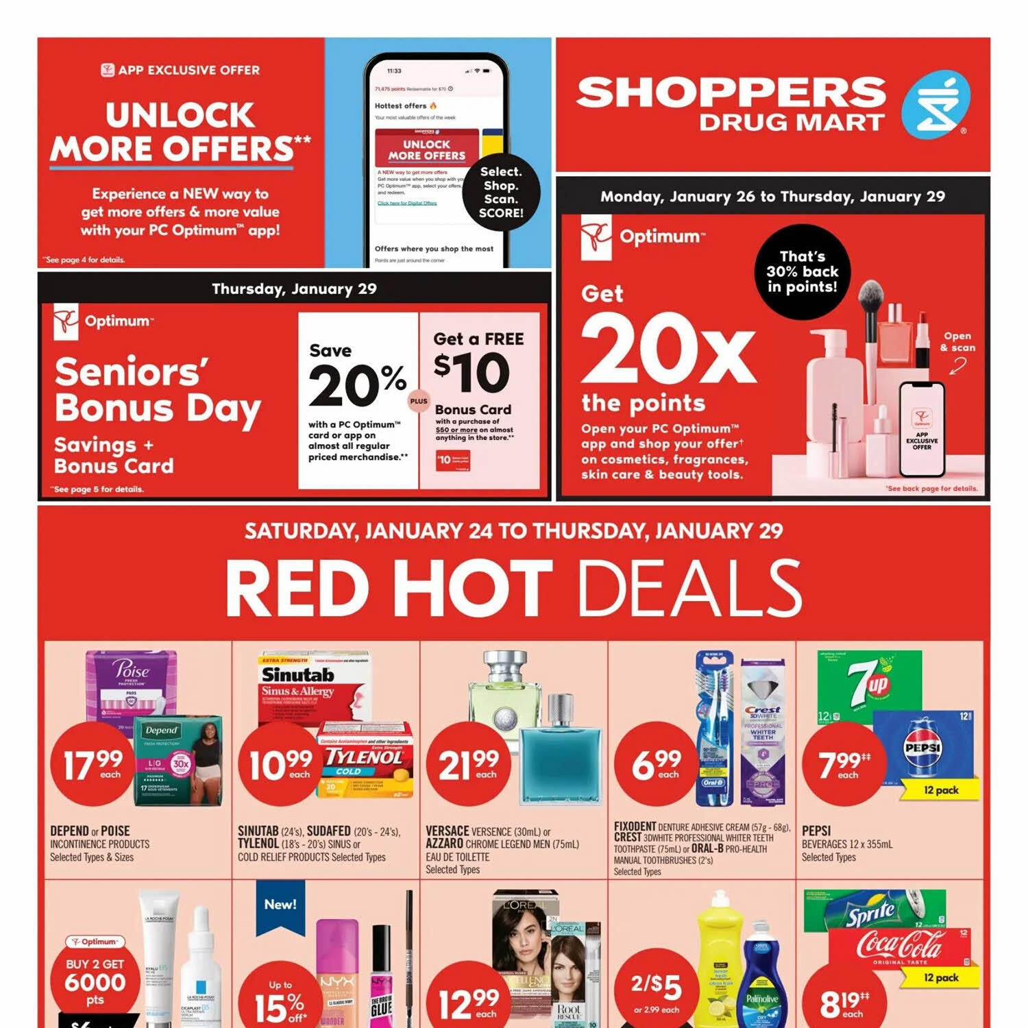 Shoppers Drug Mart Weekly Flyer - Weekly Savings (AB & SK) - Jan 24 ...