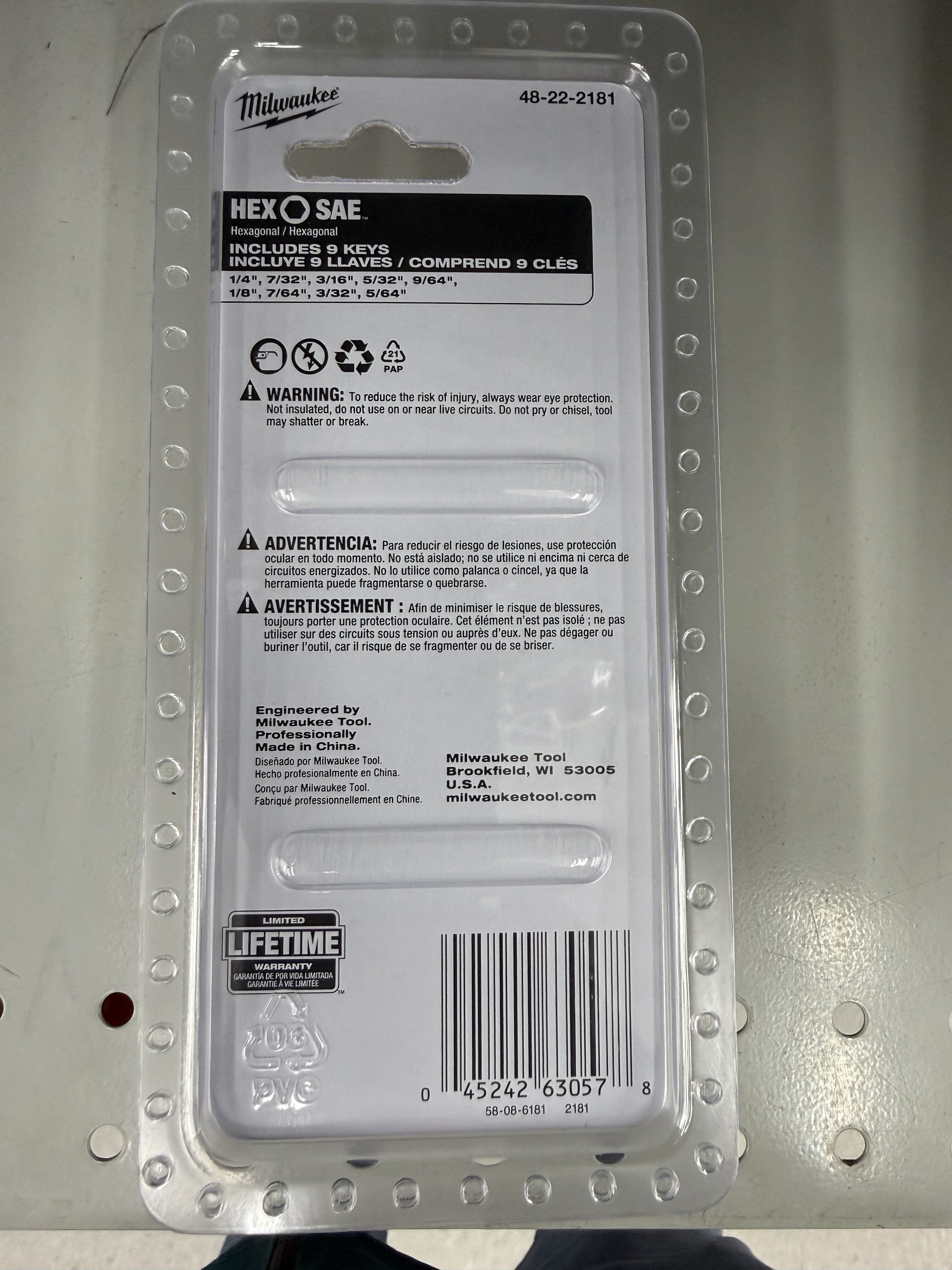 [Dollarama] Dollarama - Milwaukee Tool Folding SAE Hex Key Set (9-Piece ...